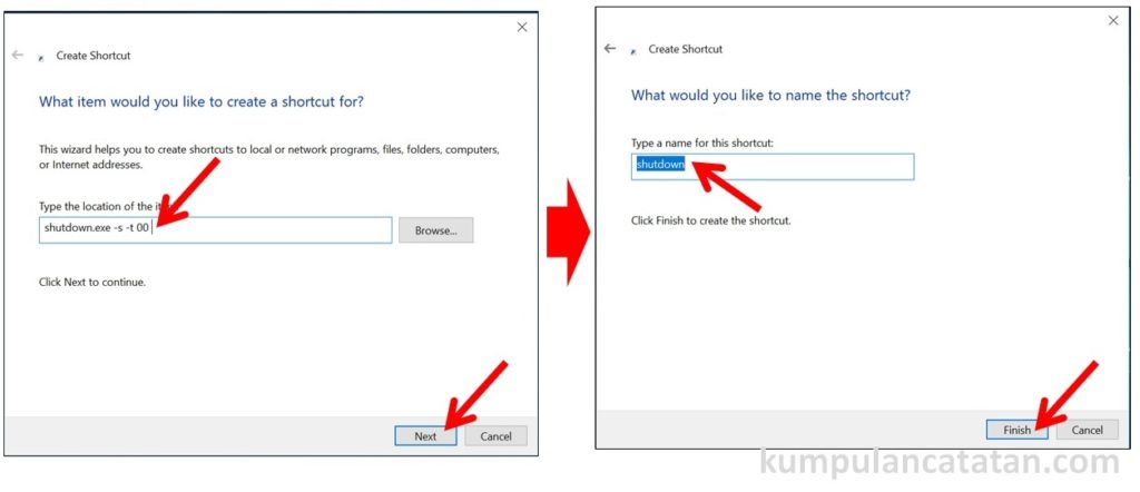 Cara Membuat Shortcut Shutdown dan Restart di Windows 10